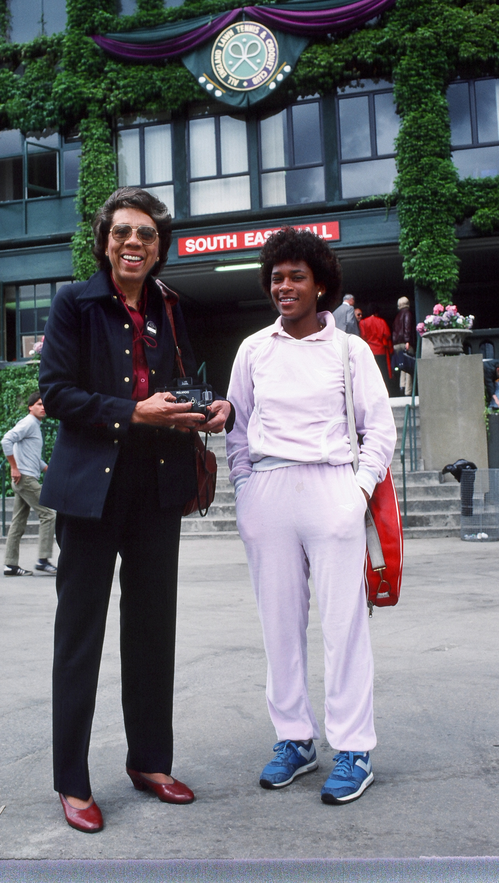 WIMBLEDON, UK, ALTHEA GIBSON AND ZINA GARRISON IN 1980S. - UBITENNIS