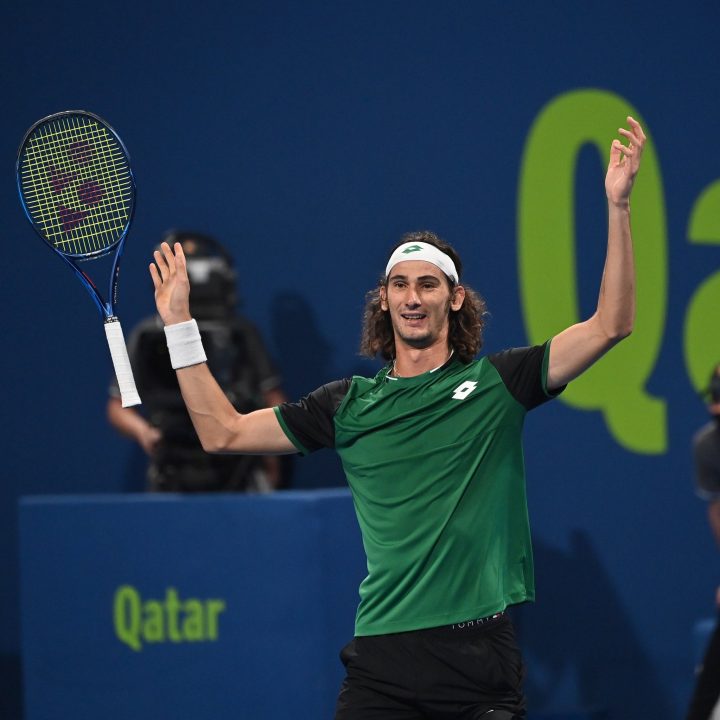 Lloyd Harris beats Stan Wawrinka to reach the second round in Doha ...
