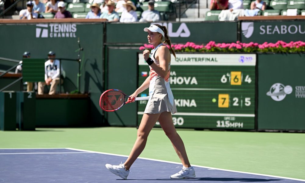 Elena Rybakina Topples Injured Swiatek, Faces Sabalenka For Indian ...