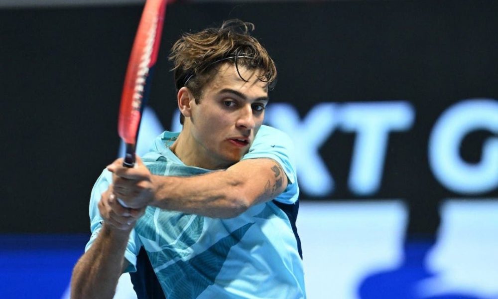 Flavio Cobolli beats Dominic Stricker on his debut at the Next Gen ...