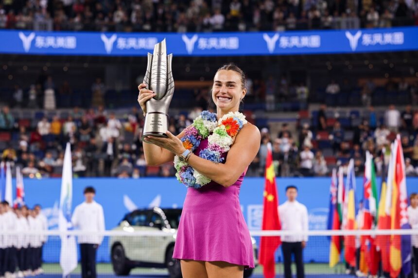 Aryna Sabalenka is aiming to crown a great season with her first WTA ...